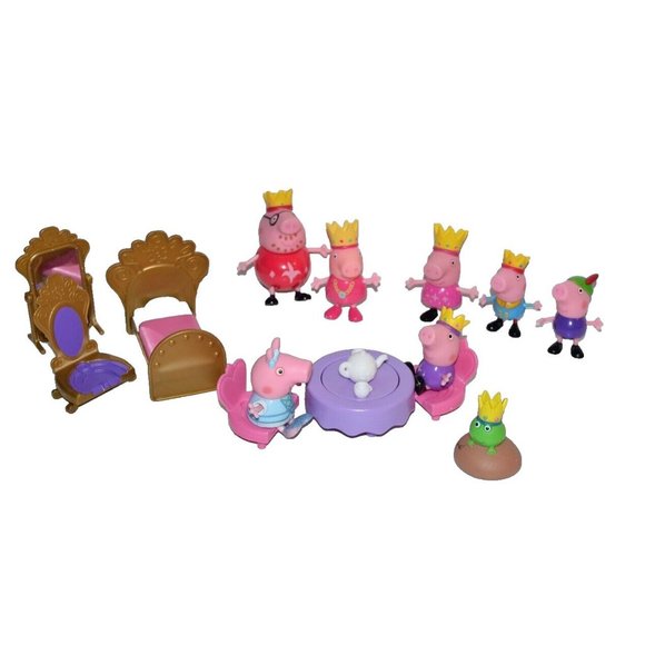 Peppa Pig | Toys | Peppa Pig Princess Peppa Wfrog Prince Figures Toy ...